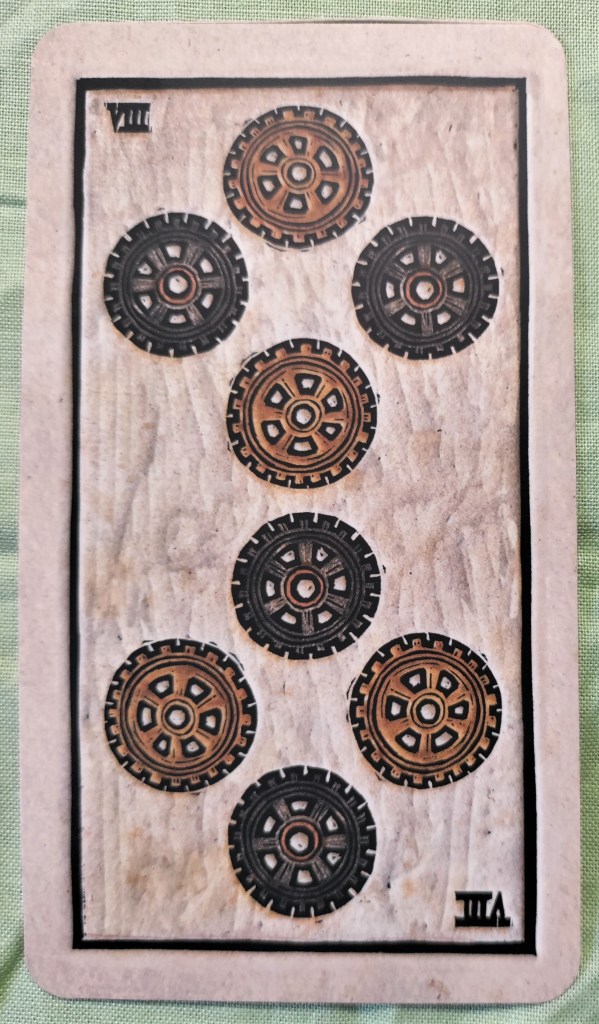 Eight of Discs | Ms. Joyce Tarot
