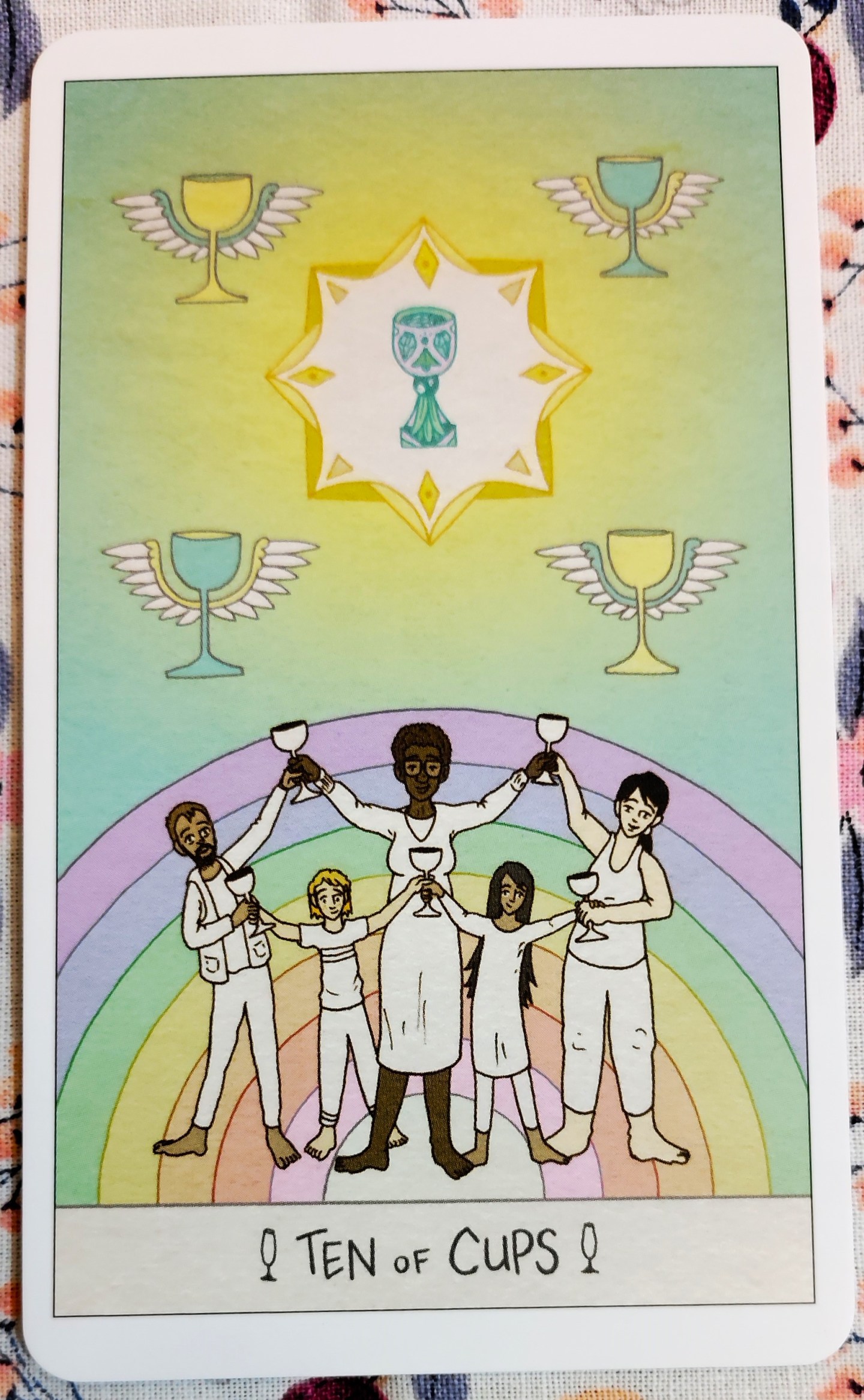 Tarot Card Meditation: Ten of Cups – Ms. Joyce Tarot